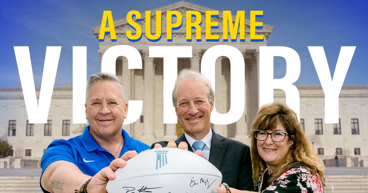 Prayer Wins! Supreme Victory for Coach - First Liberty Live