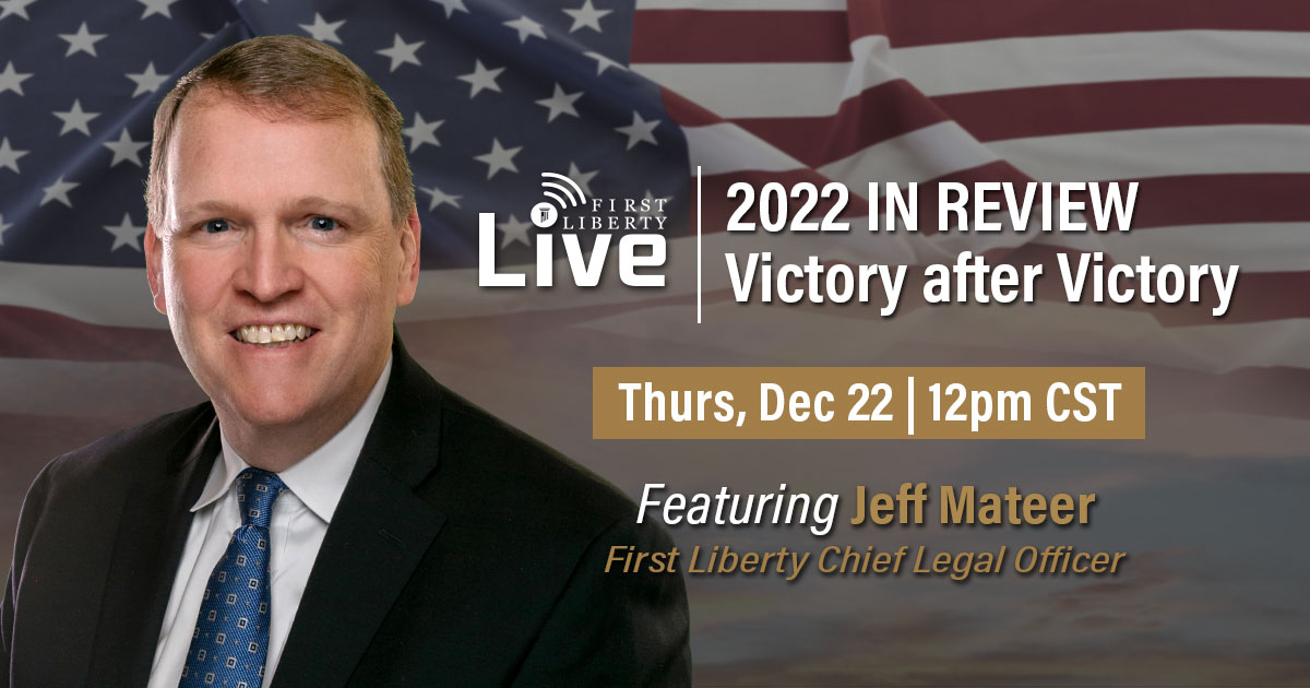 Upcoming LIVE! Events - First Liberty Live