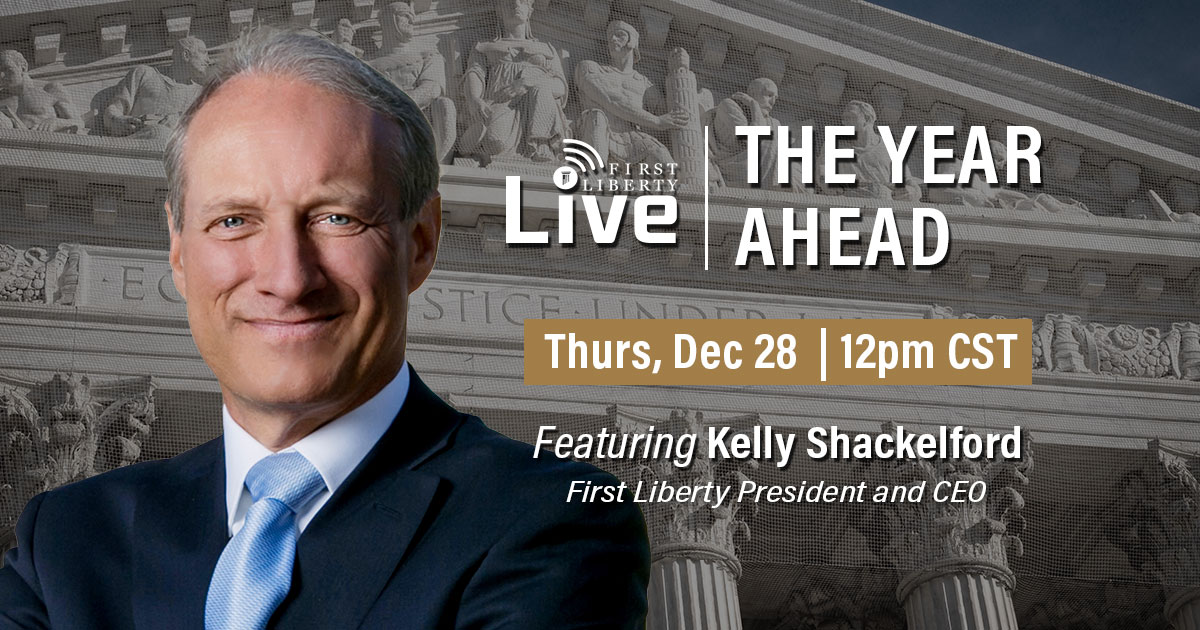 Upcoming LIVE! Events - First Liberty Live
